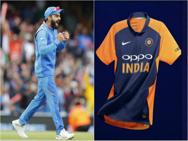 মাঠে নামার আগে নতুন কমলা জার্সিতে ধোনি-কোহলিদের কেমন লাগছে দেখে নিন ...